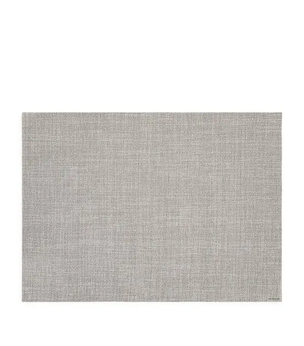 CHILEWICH Bouclé Rectangular Placemat - Silver