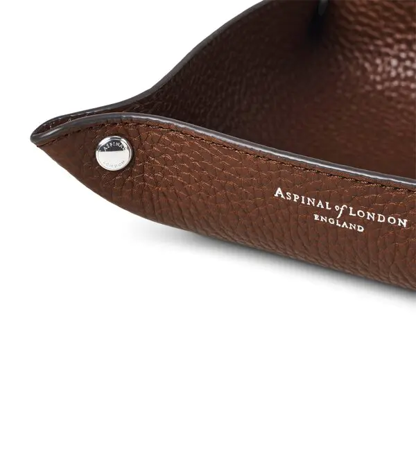 ASPINAL OF LONDON Medium Grained Leather Tidy Tray