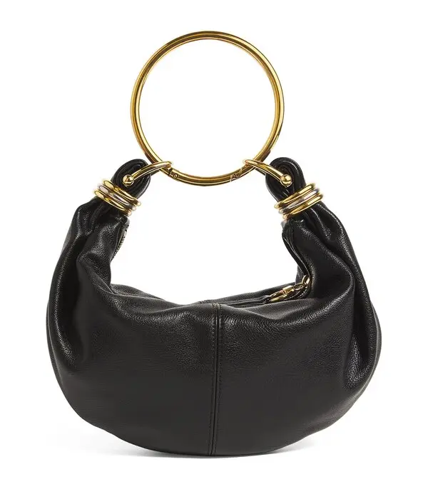 Chloé Small Leather Top Handle Bag - Black