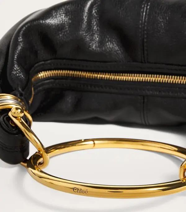 Chloé Small Leather Top Handle Bag - Black