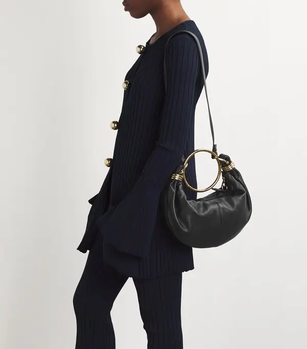 Chloé Small Leather Top Handle Bag - Black