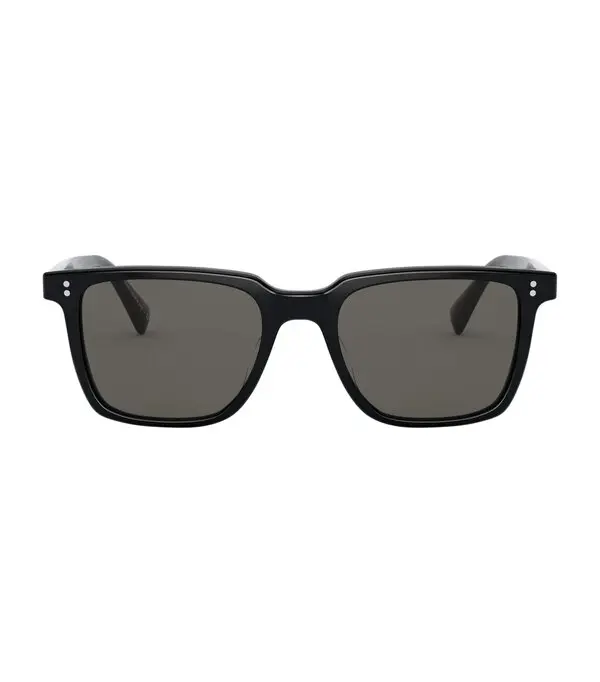 Oliver Spencer Lachman Square Sunglasses - Black