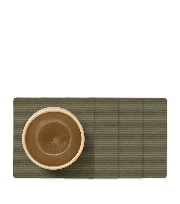 LINDDNA Square Corduroy Coasters - Green