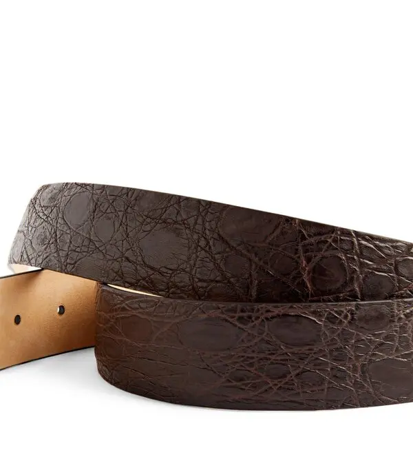 Giorgio Armani Crocodile Leather Belt