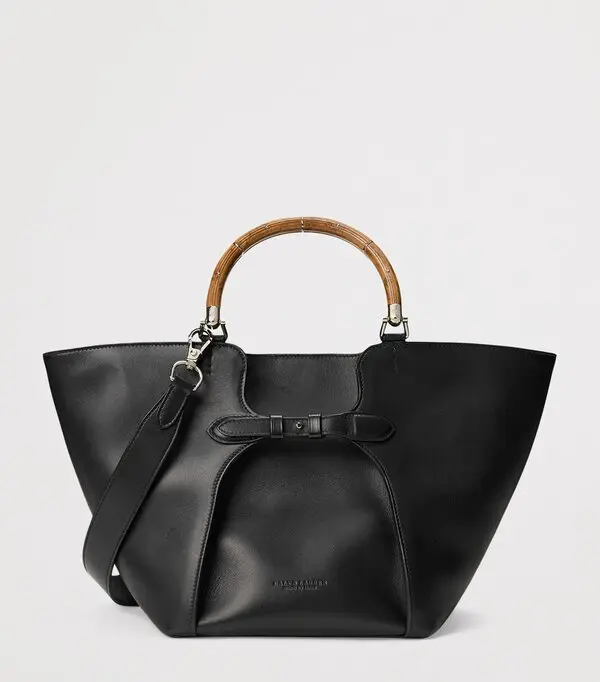 Ralph Lauren Leather Tote - Black