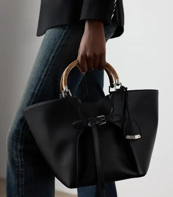 Ralph Lauren Leather Tote - Black