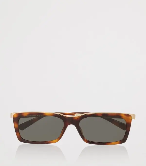 Saint Laurent Acetate Rectangle Sunglasses