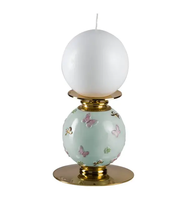 VILLARI Blooming Butterfly Candle Holder - Blue
