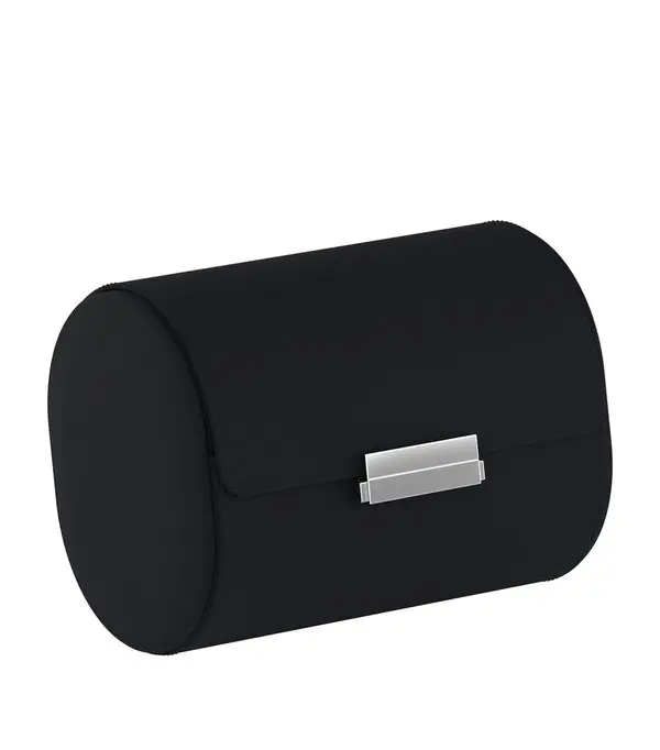 SCATOLA DEL TEMPO Leather Pochette 2 Watch Case Duo - Black