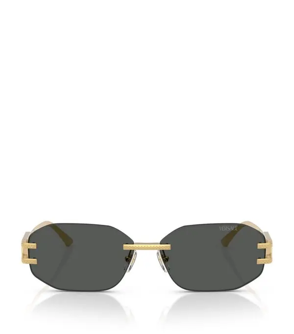 Versace Metal Sunglasses - Gold