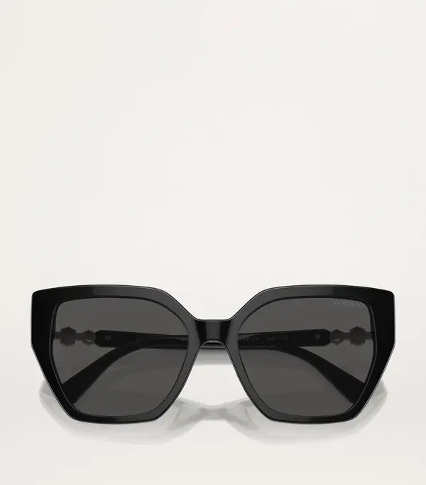 SWAROVSKI Acetate Sk6016 Sunglasses - Black