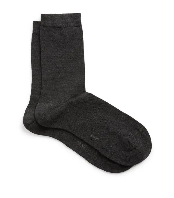 Falke Merino Wool-blend Socks - Grey