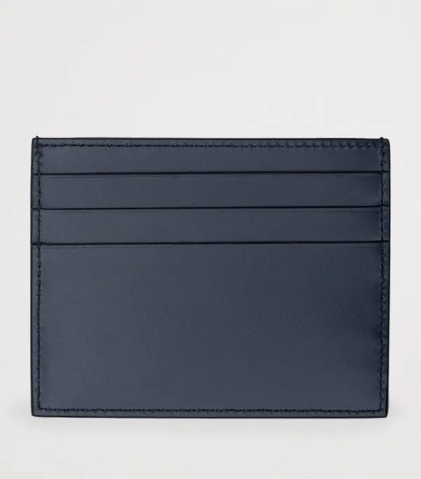 SWAINE Leather Card Holder - Navy