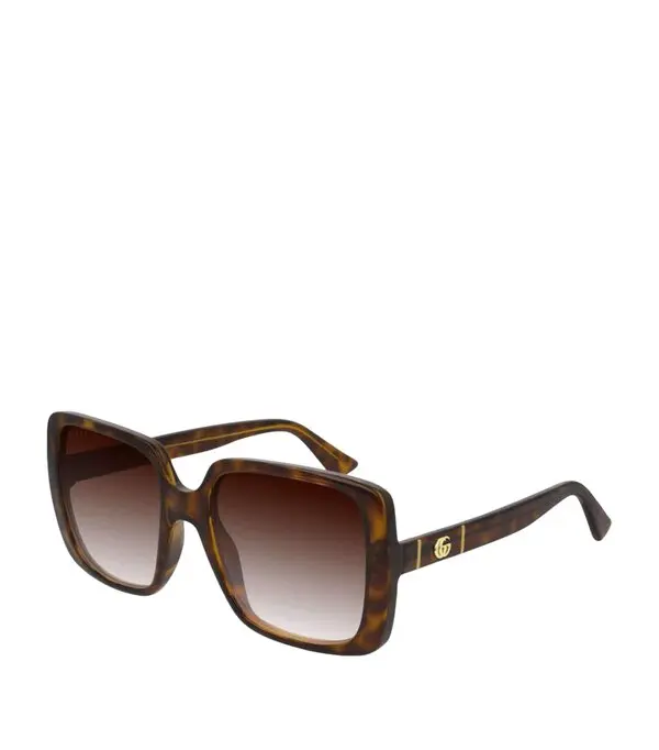 Gucci Oversized Square Sunglasses - Brown