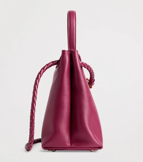 Bottega Veneta Leather Ciao Ciao Top-handle Bag - Pink