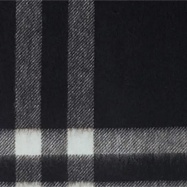 Burberry Cashmere Check Scarf - Black