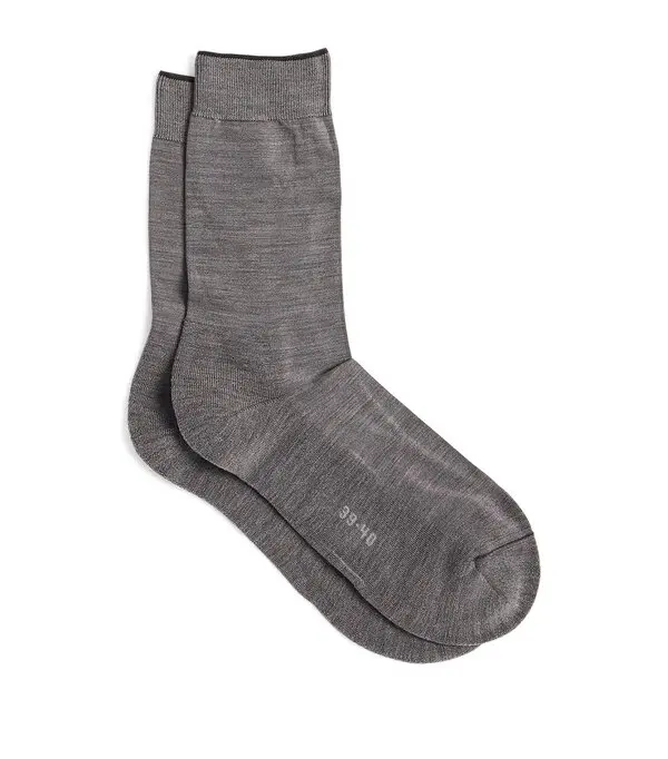 Falke Wool-lyocell Climawool Socks - Grey