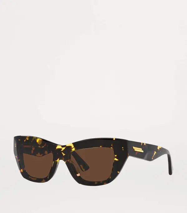 Bottega Veneta Acetate Sunglasses - Brown