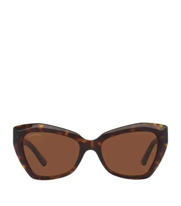 Balenciaga Acetate Sunglasses - Brown