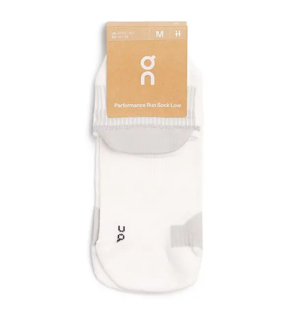 On Performance Run Low Socks - White