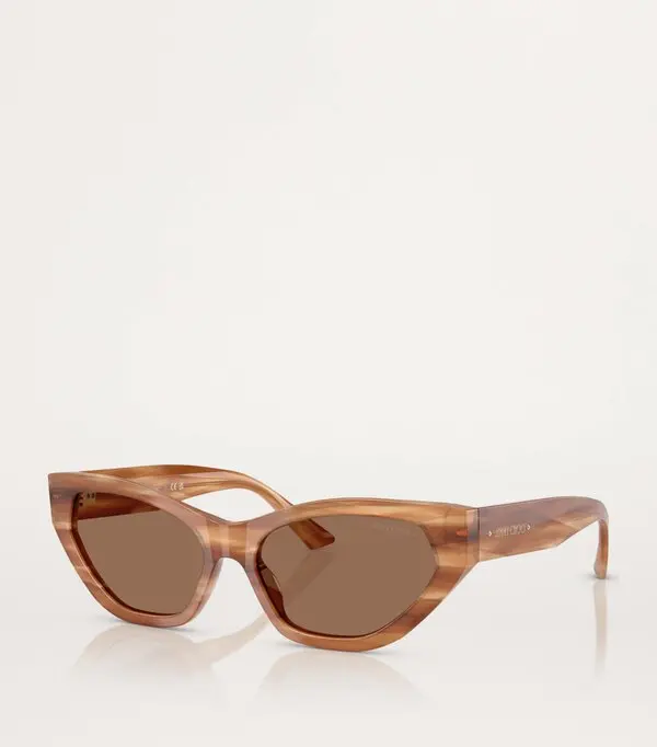 JIMMY CHOO Acetate Jc5022b Sunglasses - Brown