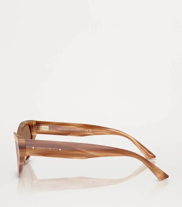 JIMMY CHOO Acetate Jc5022b Sunglasses - Brown