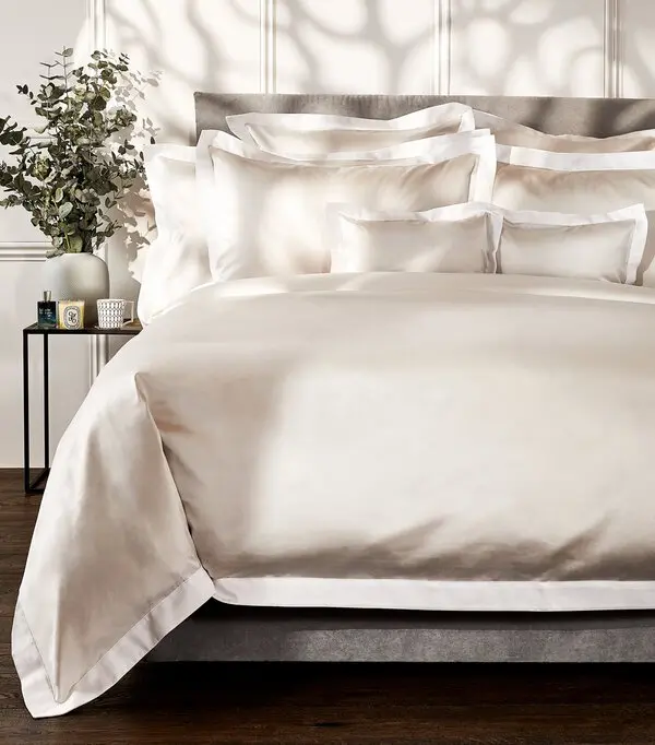 CELSO DE LEMOS Emma Square Pillowcase - Beige