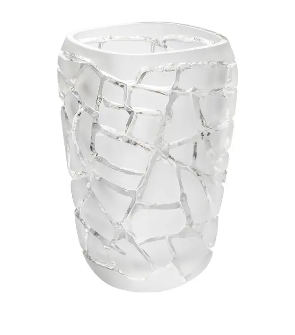 Lalique Crystal Magnitude Vase - Clear