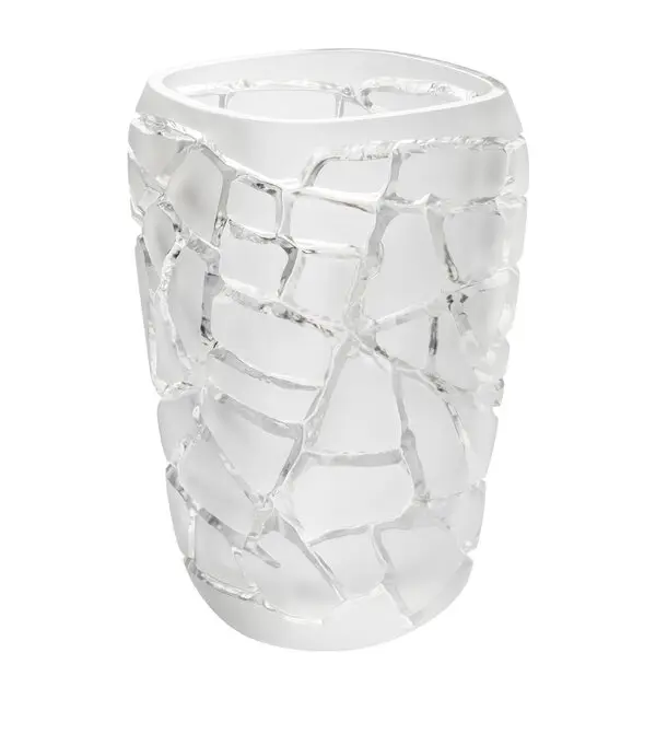 Lalique Crystal Magnitude Vase - Clear