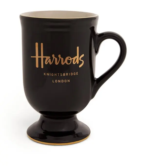 Harrods Pedestal Mug - Black