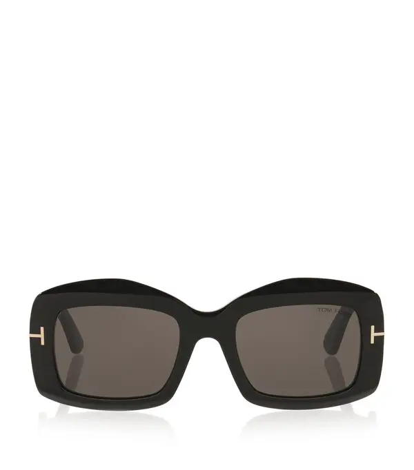 TOM FORD Acetate Venetia Sunglasses - Black