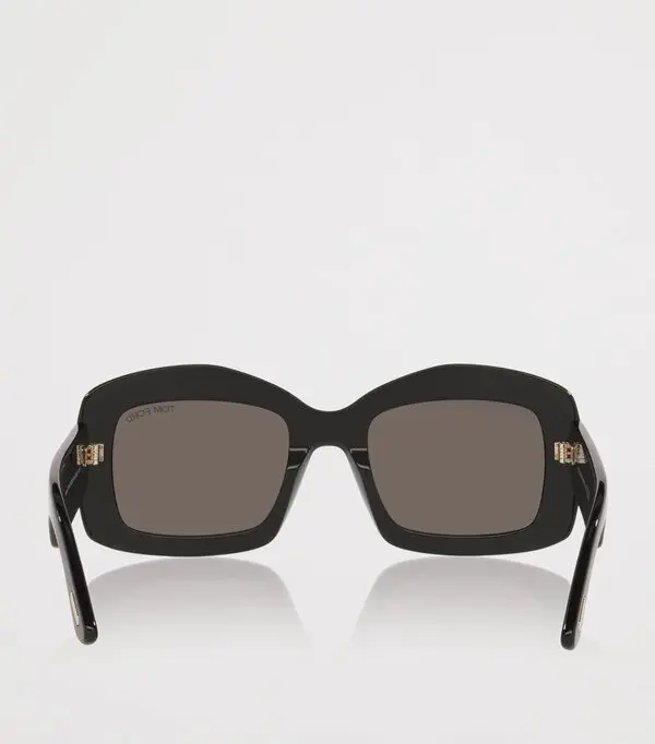 TOM FORD Acetate Venetia Sunglasses - Black