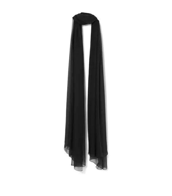 Marina Rinaldi Silk Scarf - Black