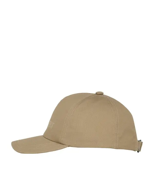 Saint Laurent Cotton-linen Baseball Cap