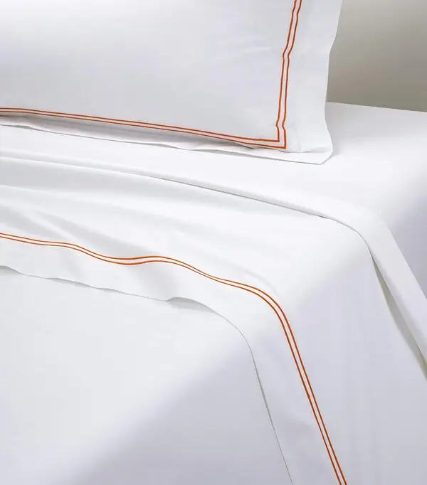 YVES DELORME Organic Cotton Duo Flat Sheet