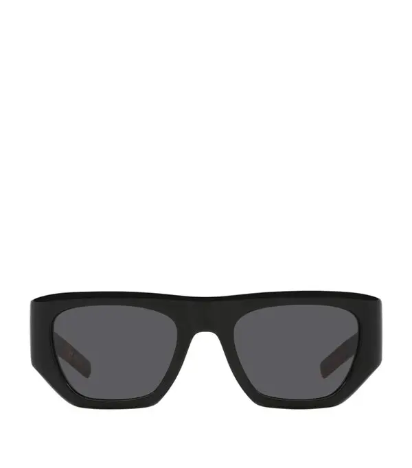 Saint Laurent Sl 740 Pillowed Square Sunglasses - Black