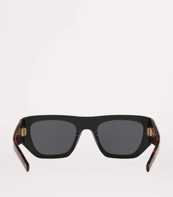 Saint Laurent Sl 740 Pillowed Square Sunglasses - Black