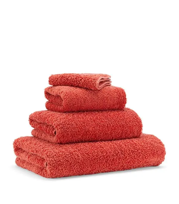 ABYSS & HABIDECOR Egyptian Cotton Superpile Bath Sheet - Red