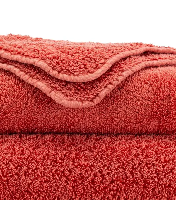 ABYSS & HABIDECOR Egyptian Cotton Superpile Bath Sheet - Red