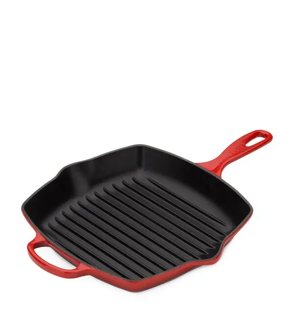 LE CREUSET Cast Iron Square Grillit - Red