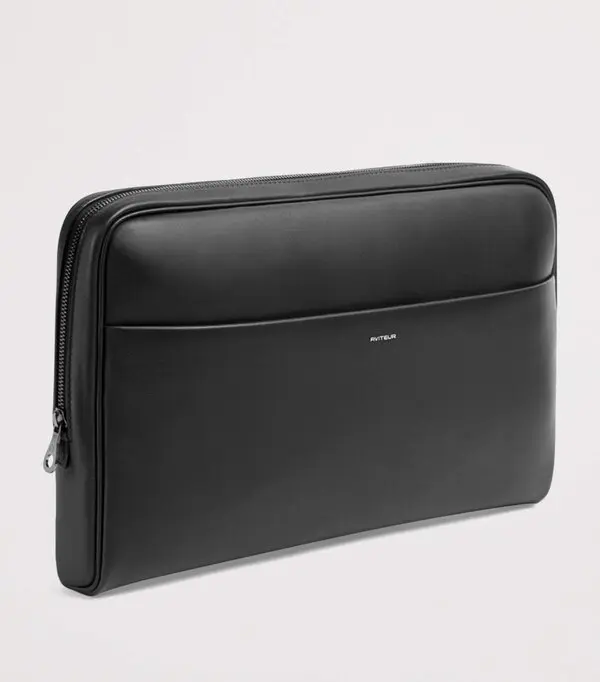 AVITEUR Leather Trolley-sleeve Laptop Case