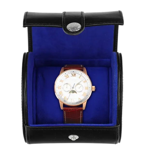ASPINAL OF LONDON Leather Watch Roll