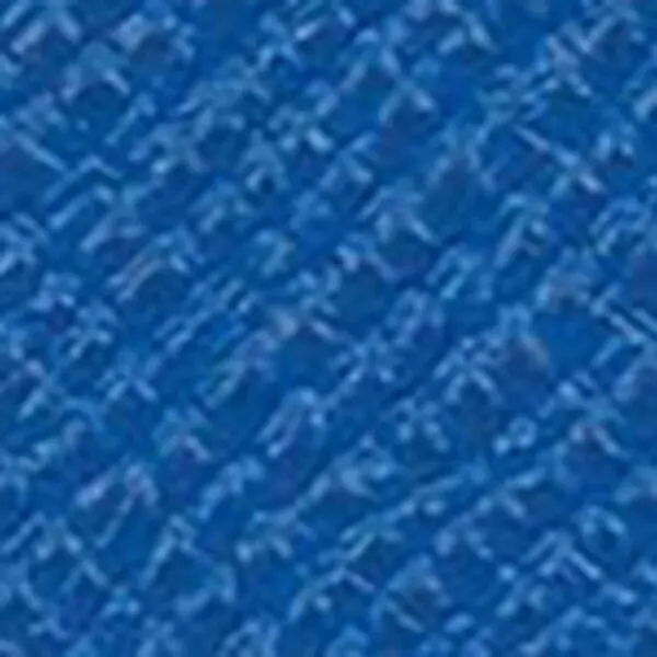 Smythson Panama Leather Keyring - Blue