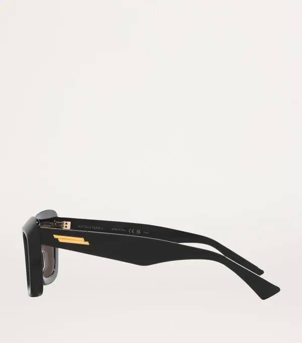 Bottega Veneta Acetate Bv1283s Sunglasses - Black