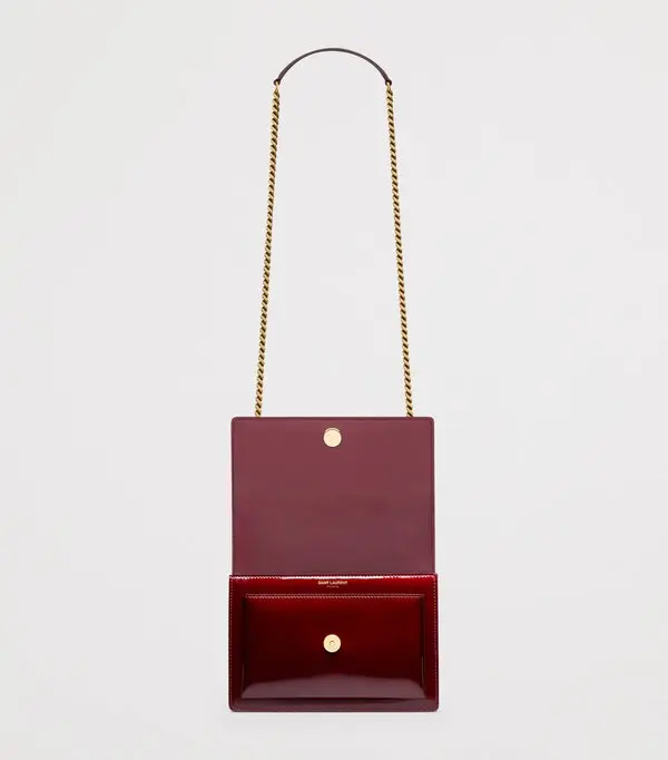 Saint Laurent Small Sunset Shoulder Bag - Red