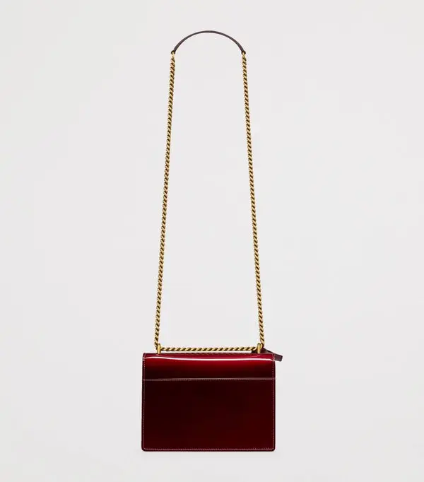Saint Laurent Small Sunset Shoulder Bag - Red