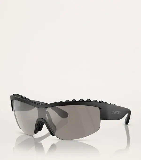 SWAROVSKI Embellished Sk6014 Sunglasses - Black