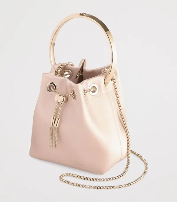 JIMMY CHOO Bon Bon Top-handle Bag - Nude