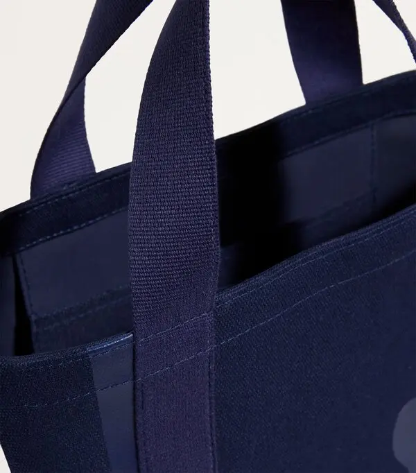 Harrods Mini Logo Tote Bag - Navy