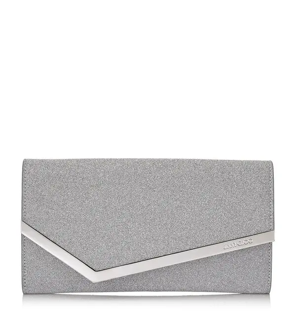 JIMMY CHOO Emmie Clutch Bag - Silver